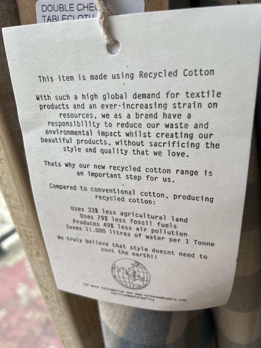 TABLECLOTH PIN STRIPE DARK SLATE – Poyntons Nursery