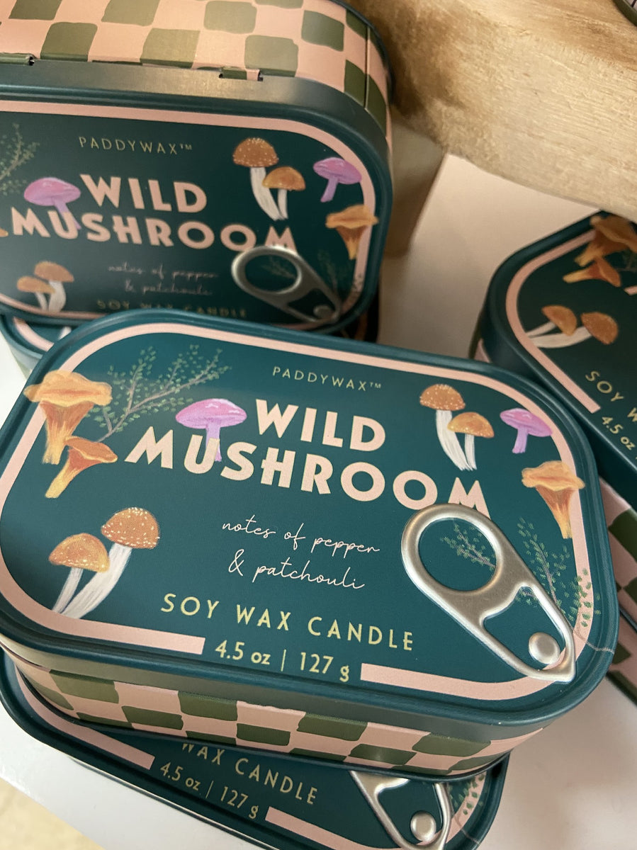BISTRO MUSHROOM TIN CANDLE WILD MUSHROOM – Poyntons Nursery