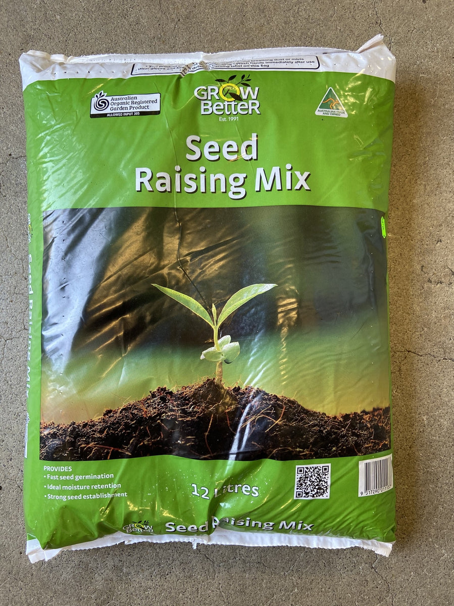 GROW BETTER SEED RAISING MIX 12LTR – Poyntons Nursery